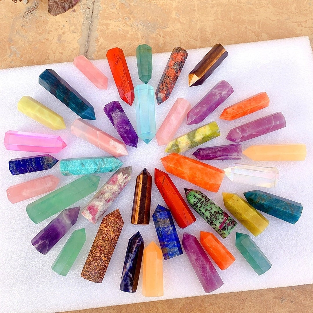 Make Your Own Crystal Towers Set 36 Options Different Sizes Natural ...