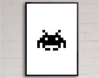 Space Invader - Etsy