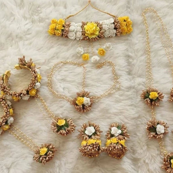 Flower Jewelry Haldi - Etsy