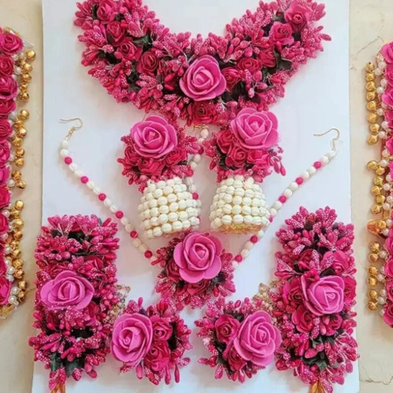 Flower Jewelry Haldi - Etsy