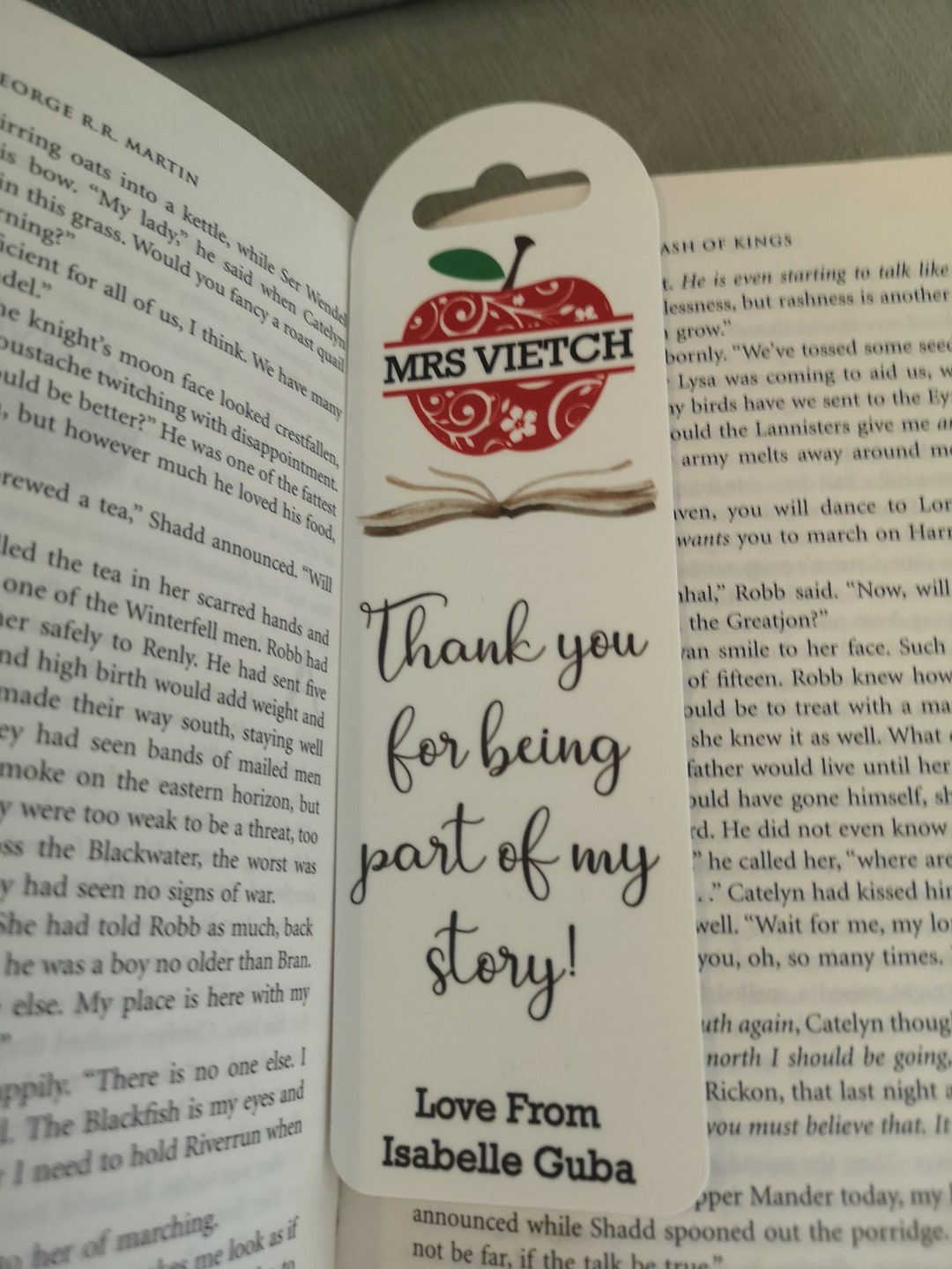 Personalised Teacher Bookmark | Personalised Bookmark | Teacher ...