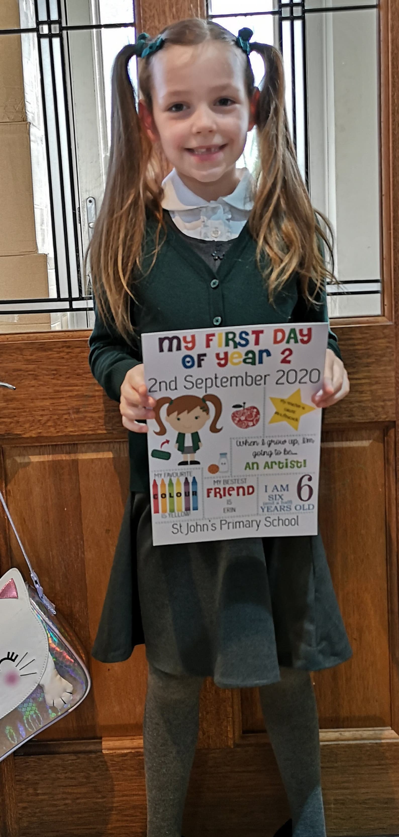 PRINTABLE My First Day of School Sign | First Day of School Photo Prop ...