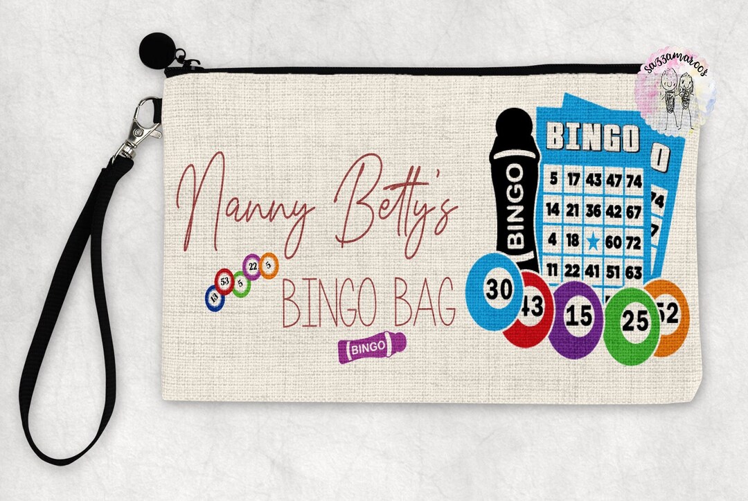 GRANDMA GIFT | Grandma Bingo Bag | Bingo Bag | Personalised Bingo Pen ...