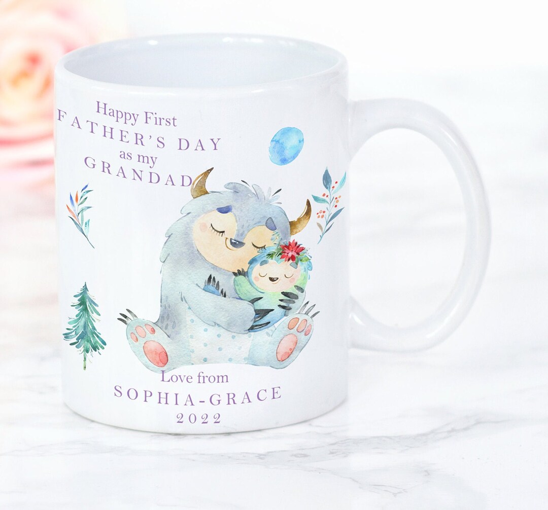 My First Fathers Day as a Grandad Gift Mug | First Fathers Day Gift for ...