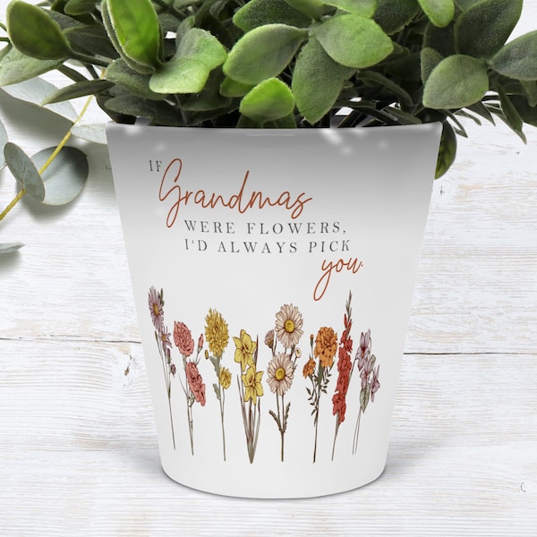 If Moms Were Flowers I'd Pick You Flower Pot - Etsy