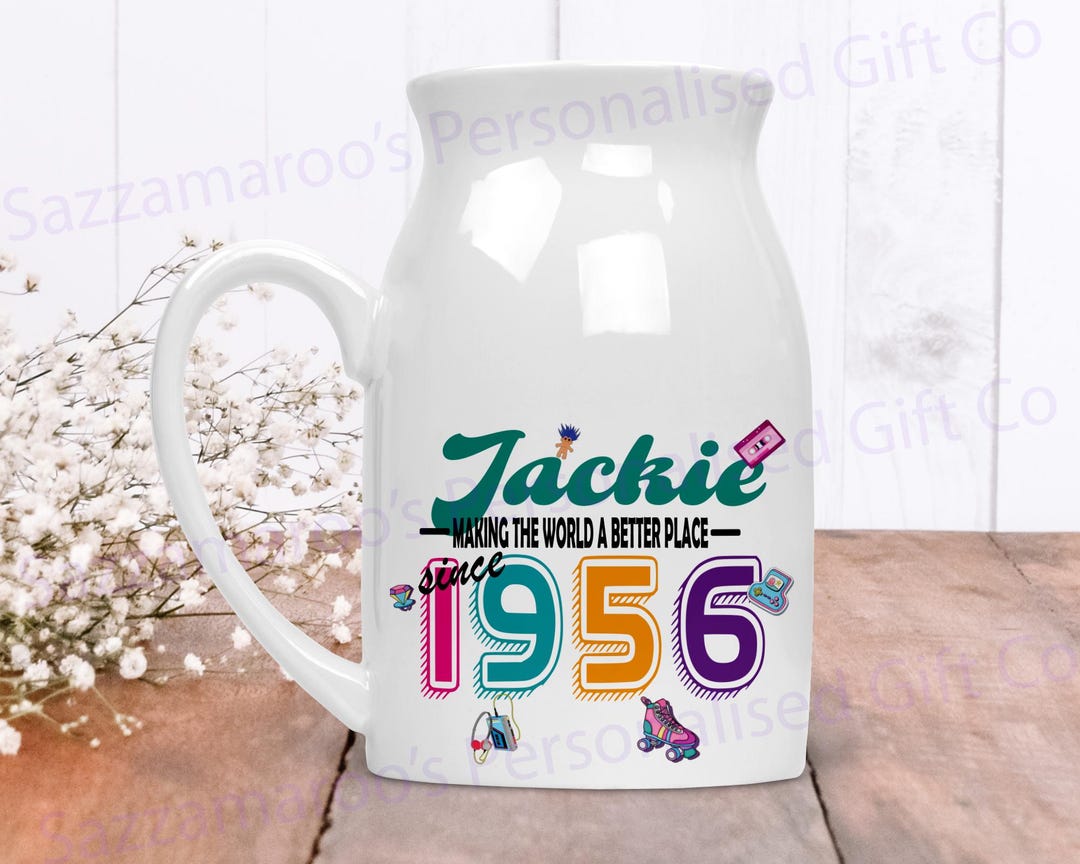 70th Birthday Flower Pot | Making the World a Better Place Since 1956 ...