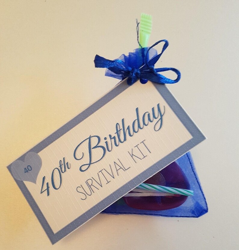 40th/50th/60th/70th/80th/90th Birthday Survival Kit | Etsy