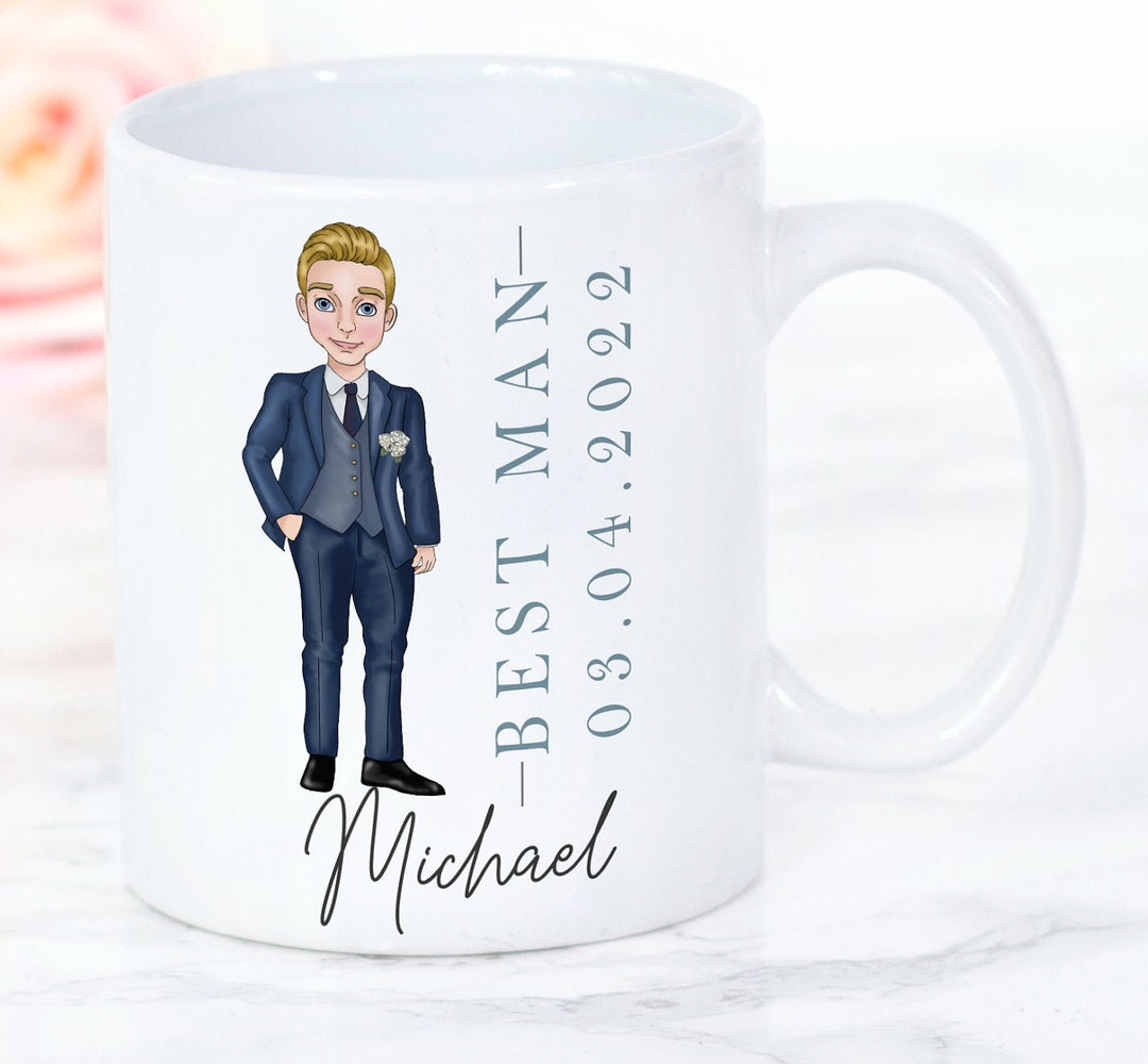 Best Man Mug | Best Man Gift | Groomsman Gift | Usher Gift | Wedding ...