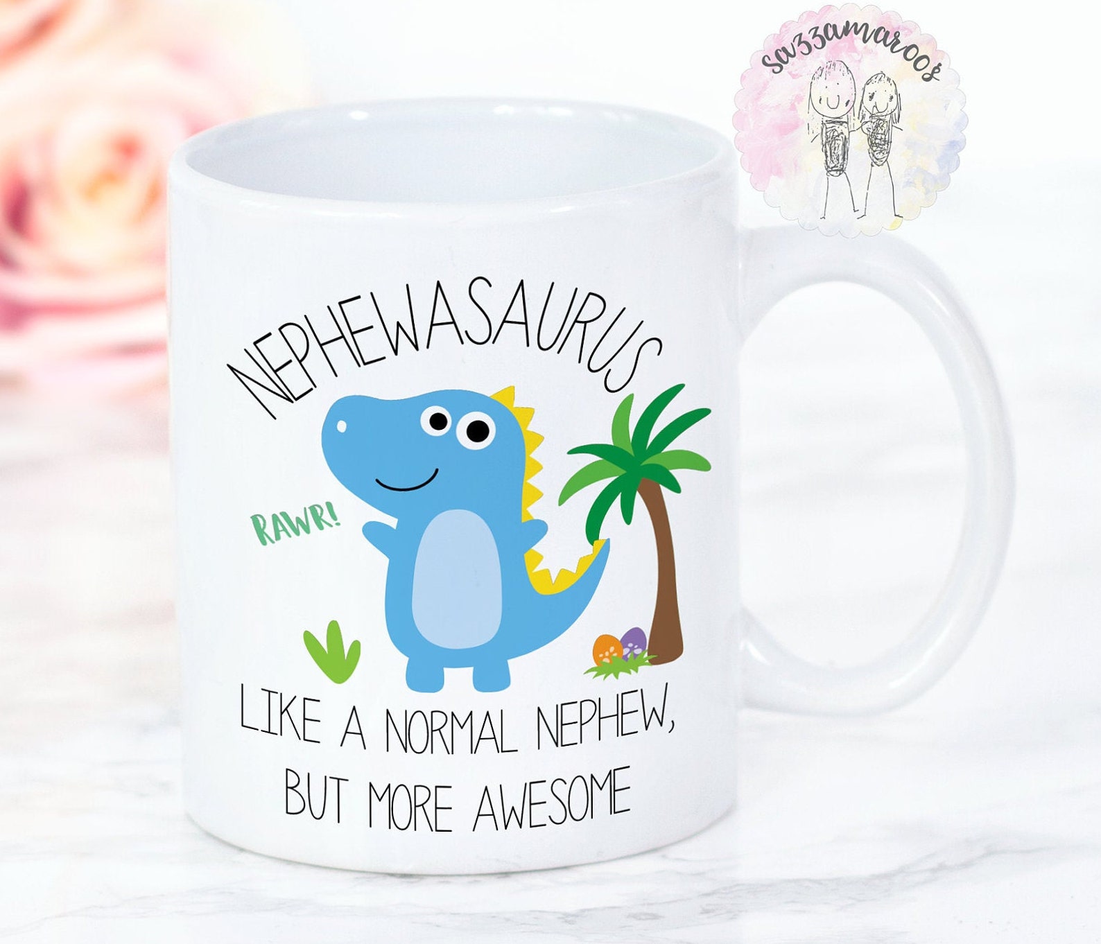 NEPHEW GIFT Nephew Mug Nephewasaurus Nephew Dinosaur Mug - Etsy UK