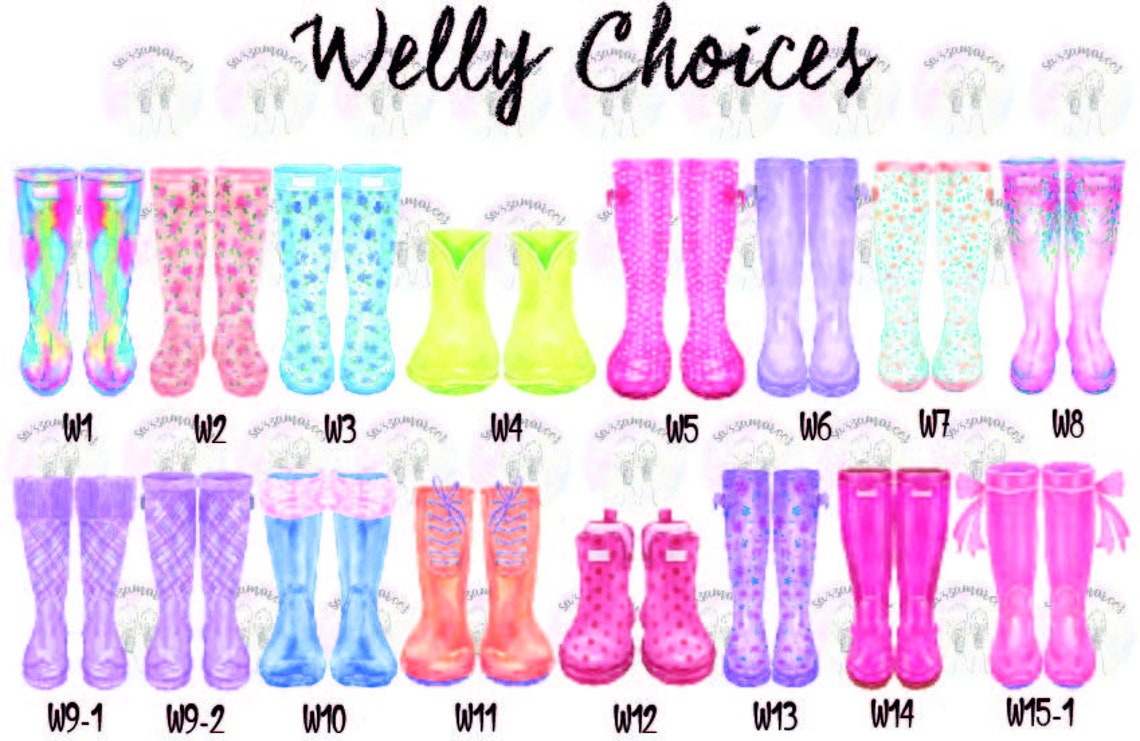 Custom Wellies Hanging Sign | Mothers Day Gift | Personalised Family ...