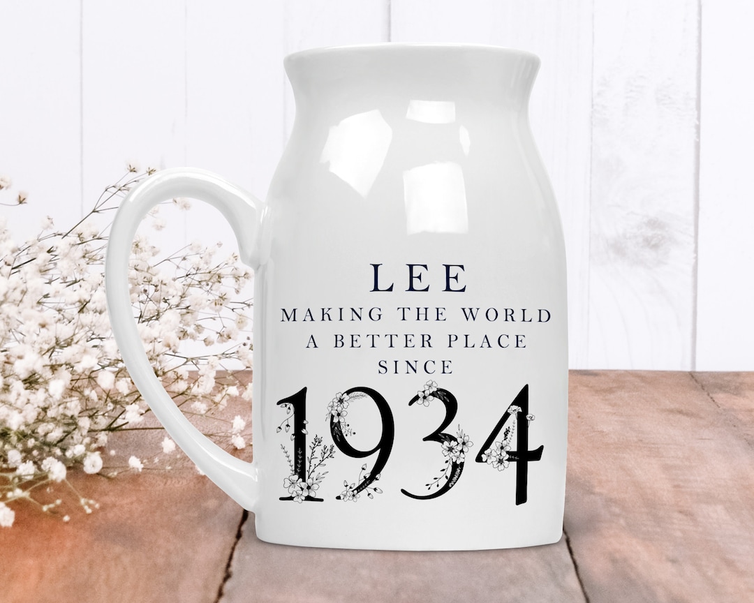 90th Birthday Flower Pot | Making the World a Better Place Since 1936 ...