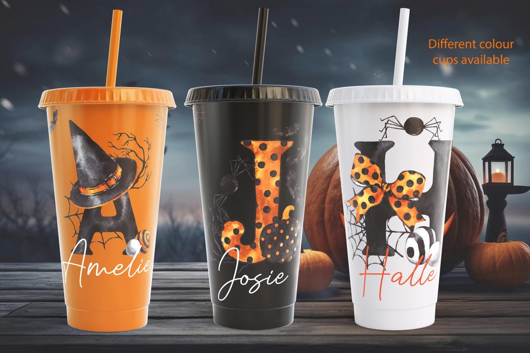 Personalised Boo Basket Cold Cup | Halloween Gift | Glow in the Dark ...