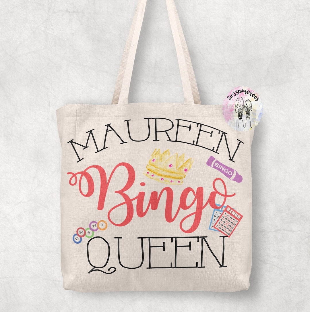 GRANDMA GIFT | Grandma Bingo Bag | Bingo Queen | Personalised Bingo Pen ...