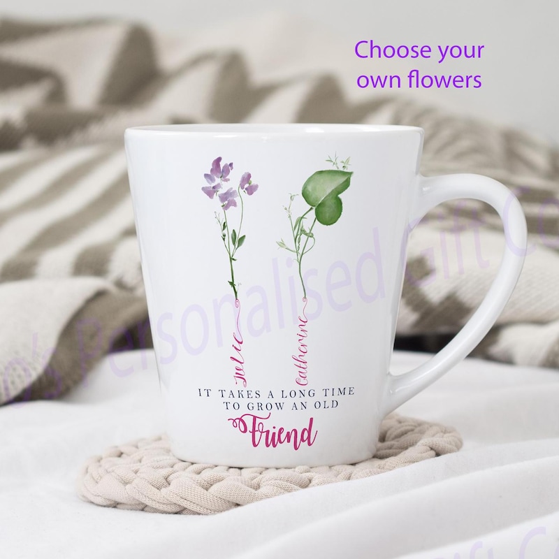 Grow Old Friend Mug - Etsy UK