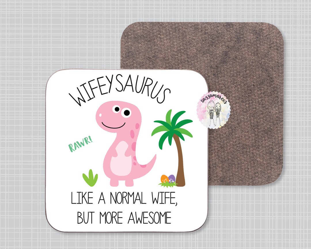 WIFE WIFEY GIFT | Wife Coaster | Birthday Christmas Gift for Girlfriend ...