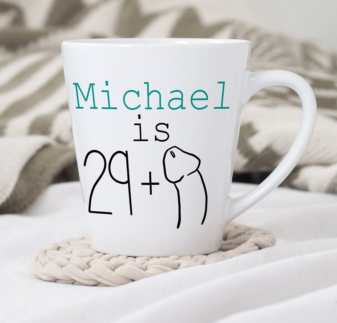 30th Birthday Latte Mug 29 Plus 1 Fuck 30 Happy 30th Birthday Thirty ...