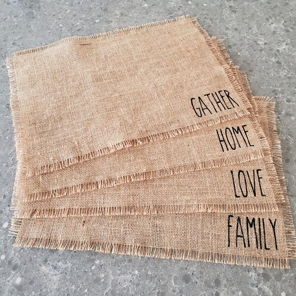 Burlap Table Decor - Etsy