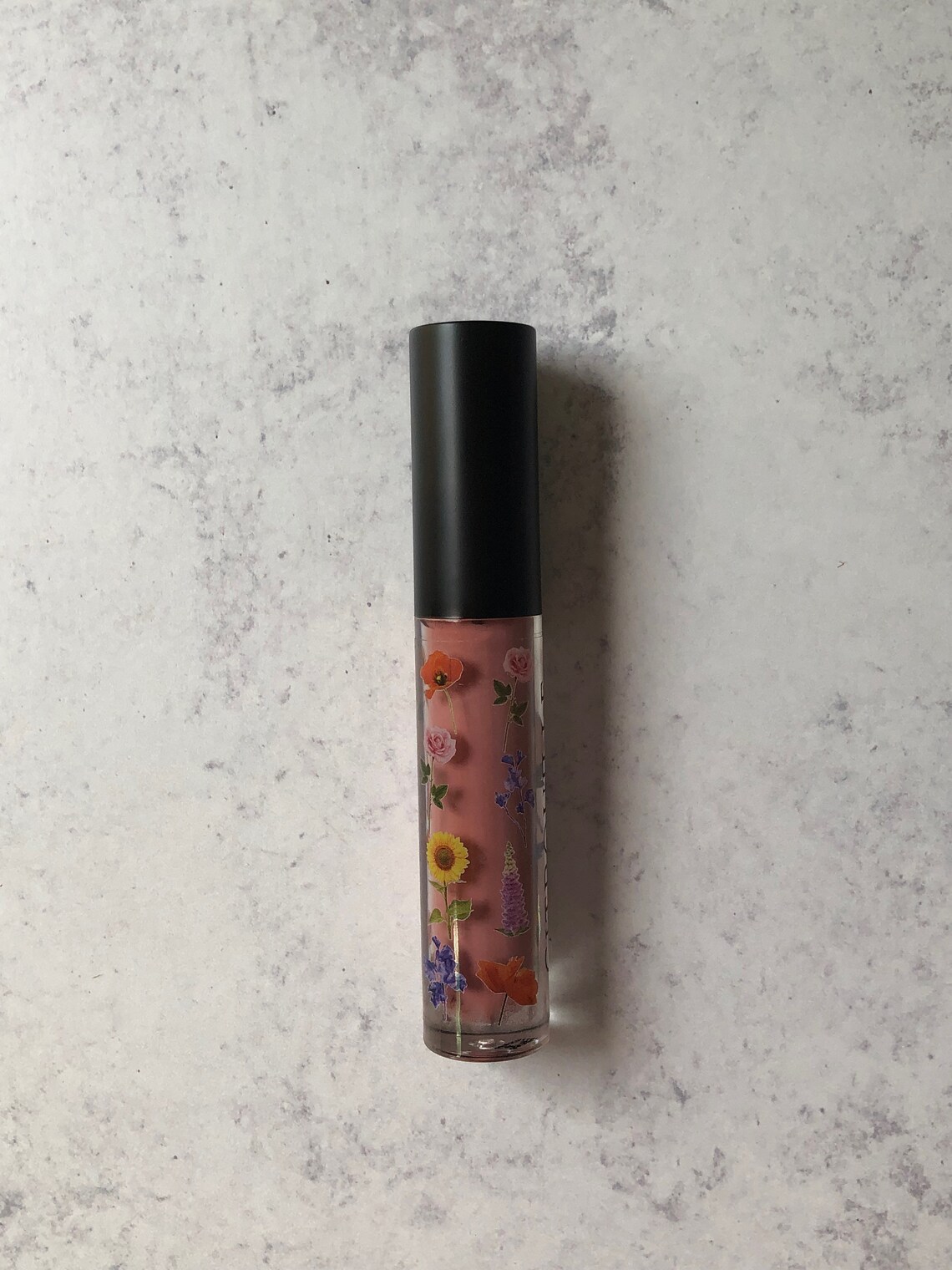 Rose Liquid Lipstick- Flower Garden Collection- Floral Packaging- Warm ...
