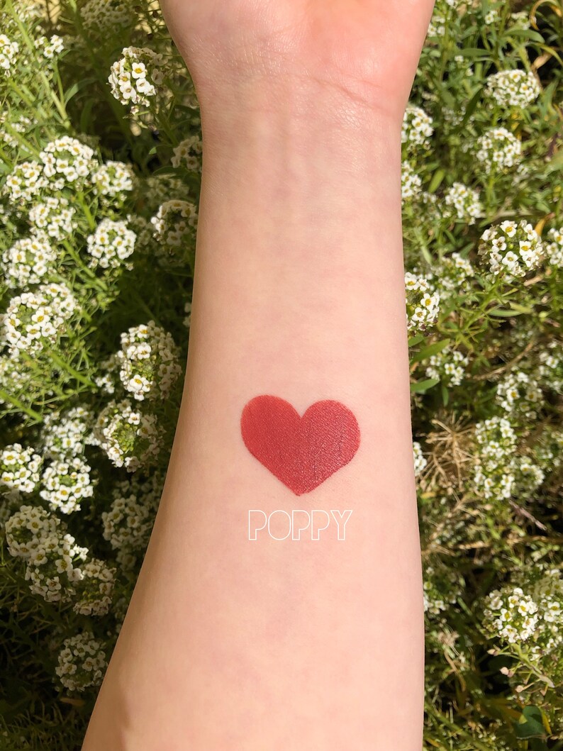 Poppy Liquid Lipstick- Flower Garden Collection- Floral Packaging ...
