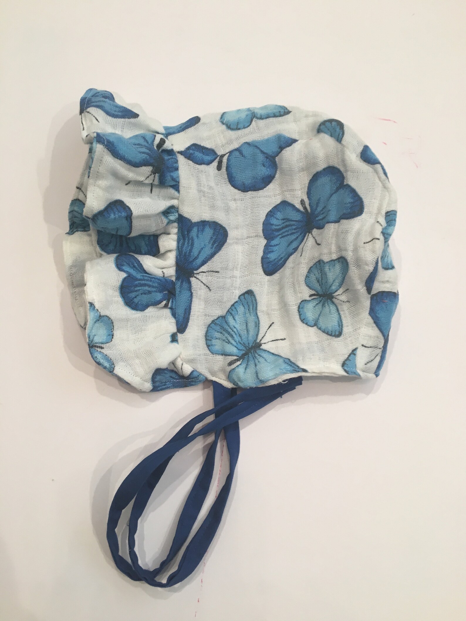 Ruffled Butterfly Bonnet, Vintage Look - Etsy