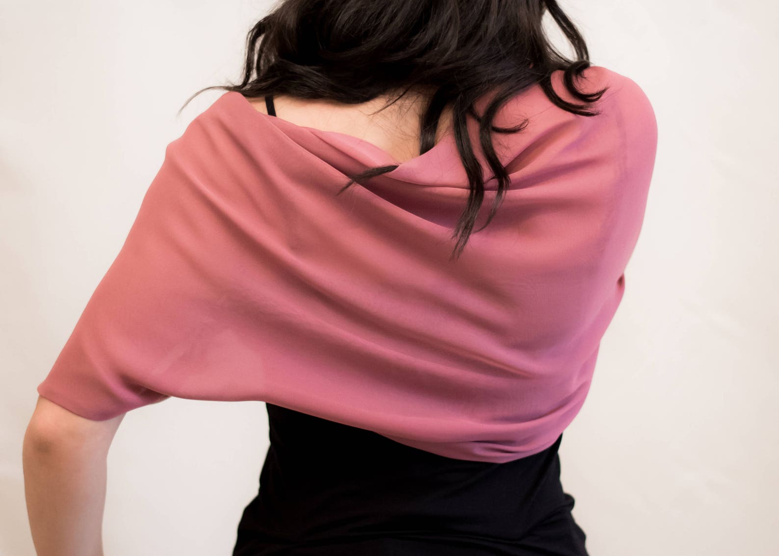 Ballet Pink Shawlee Shrug,wedding Bolero, Shawl,coverup, Bridesmaid ...