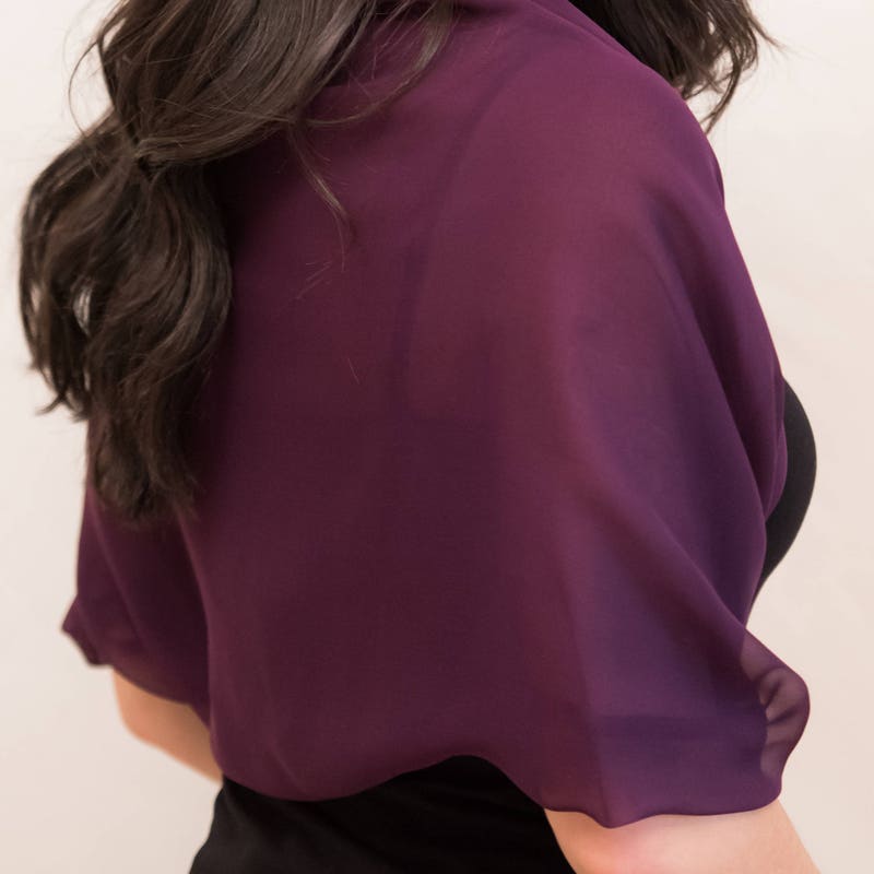 Plum Shrug - Etsy
