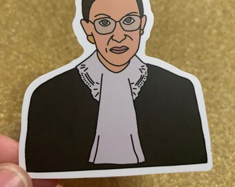 Ruth Bader Ginsburg / Notorious RBG Sticker - Etsy