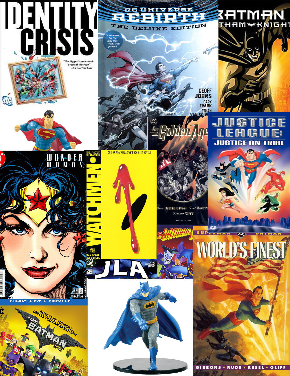 DC UNIVERSE Mystery Mixed Gift Box DC Comics, Toys, Cards and More ...