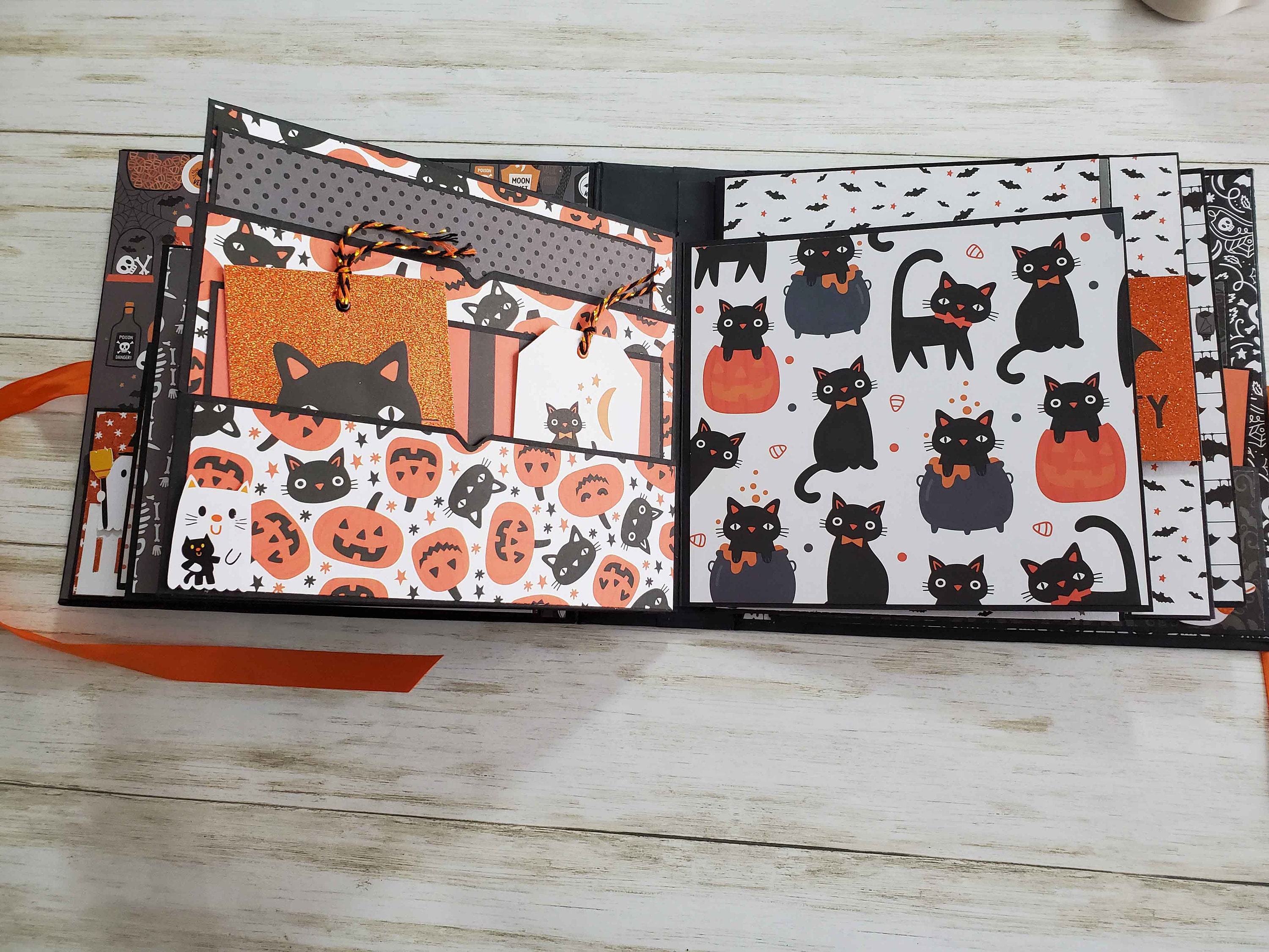 Happy Halloween Interactive Mini Album/ Halloween Album/ - Etsy