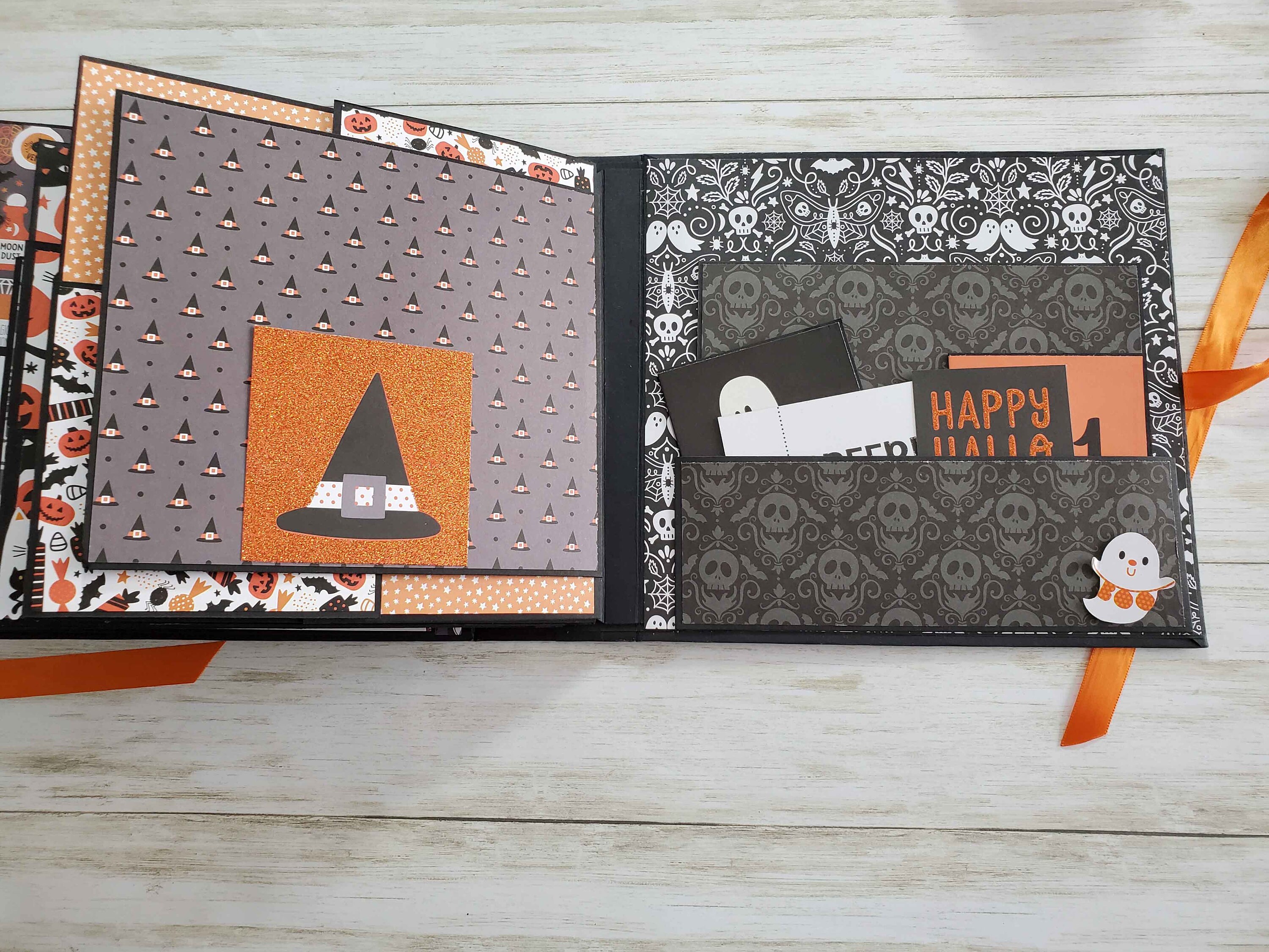 Happy Halloween Interactive Mini Album/ Halloween Album/ - Etsy