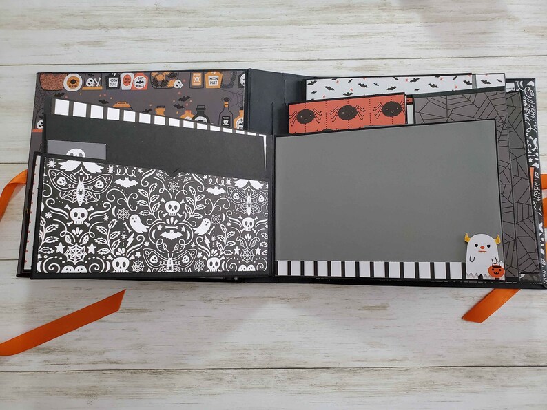 Happy Halloween Interactive Mini Album/ Halloween Album/ - Etsy