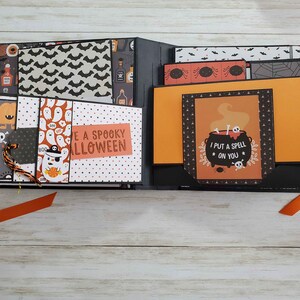 Happy Halloween Interactive Mini Album/ Halloween Album/ - Etsy