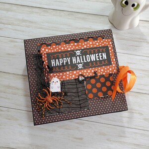 Happy Halloween Interactive Mini Album/ Halloween Album/ - Etsy
