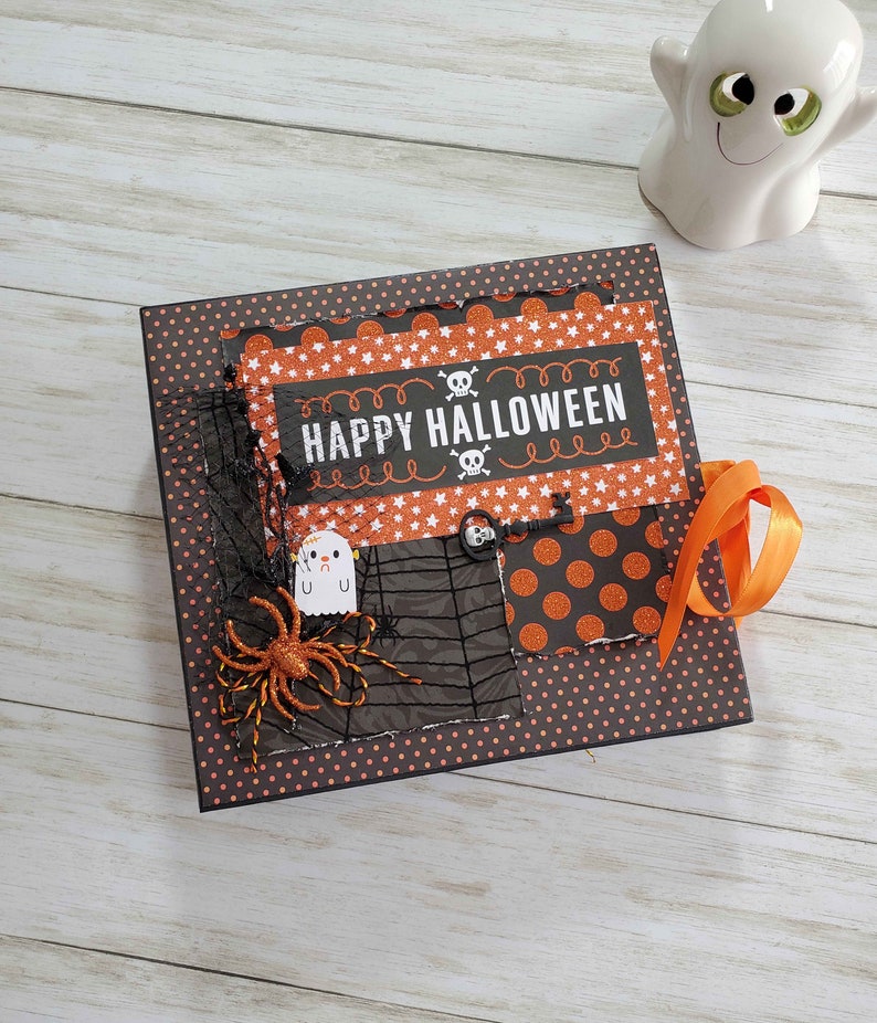 Happy Halloween Interactive Mini Album/ Halloween Album/ - Etsy