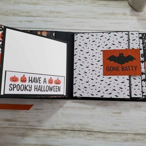 Happy Halloween Interactive Mini Album/ Halloween Album/ - Etsy