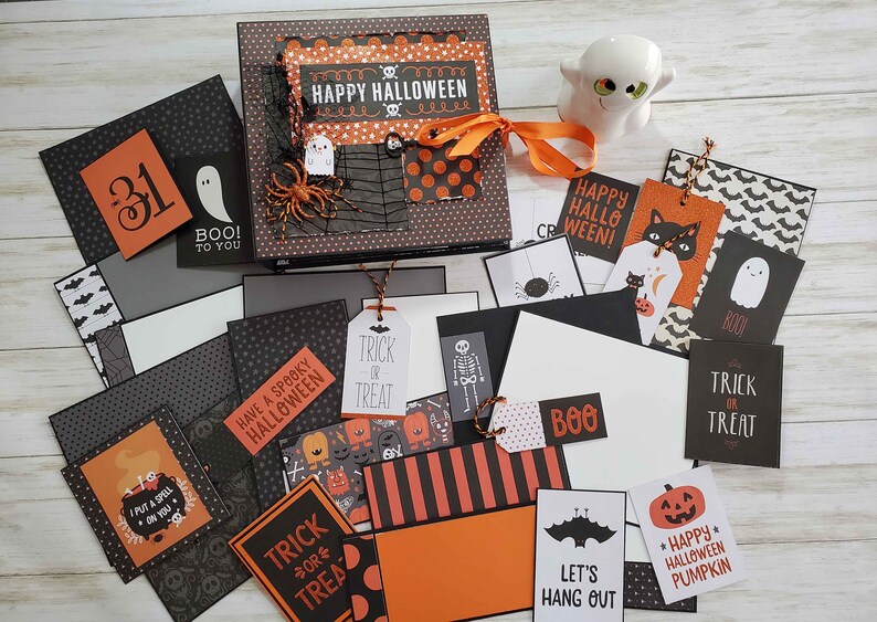 Happy Halloween Interactive Mini Album/ Halloween Album/ - Etsy