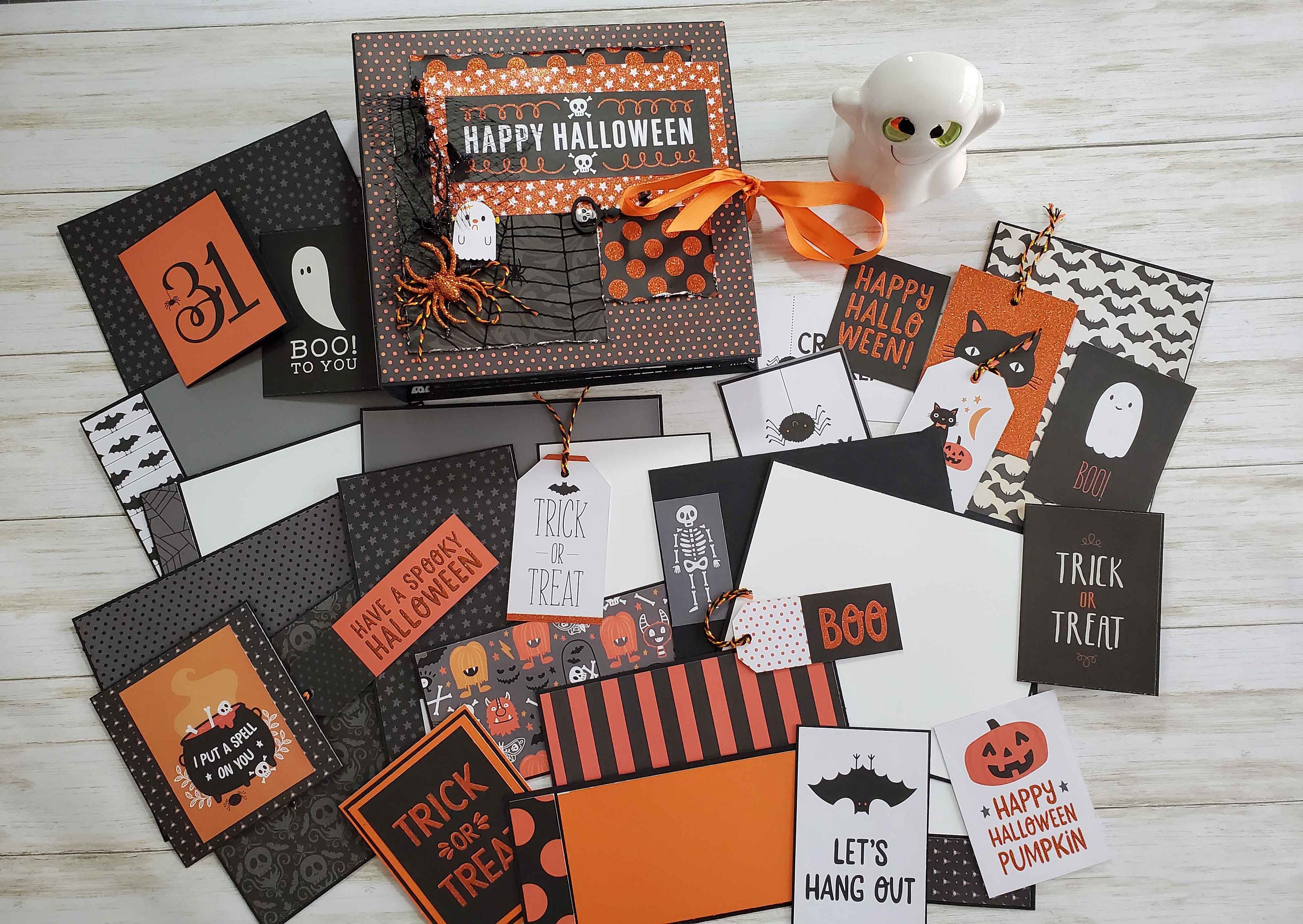 Happy Halloween Interactive Mini Album/ Halloween Album/ - Etsy