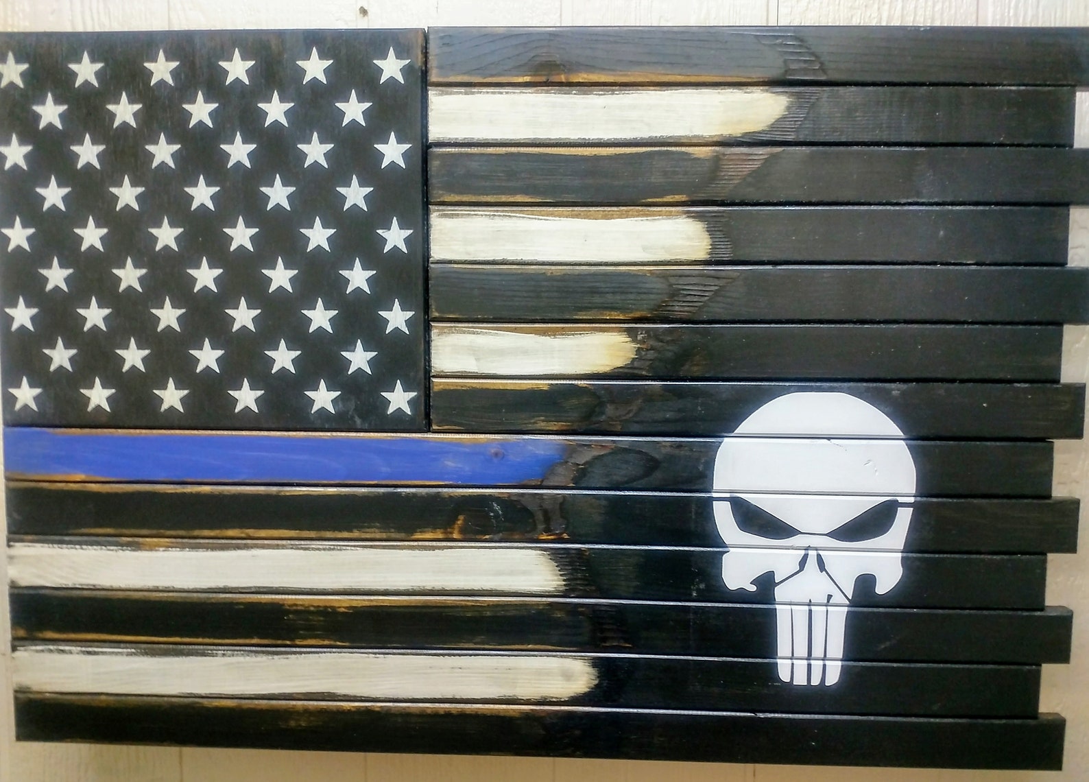 Premium Large Thin Blue Line Gun Concealment Flag With | Etsy