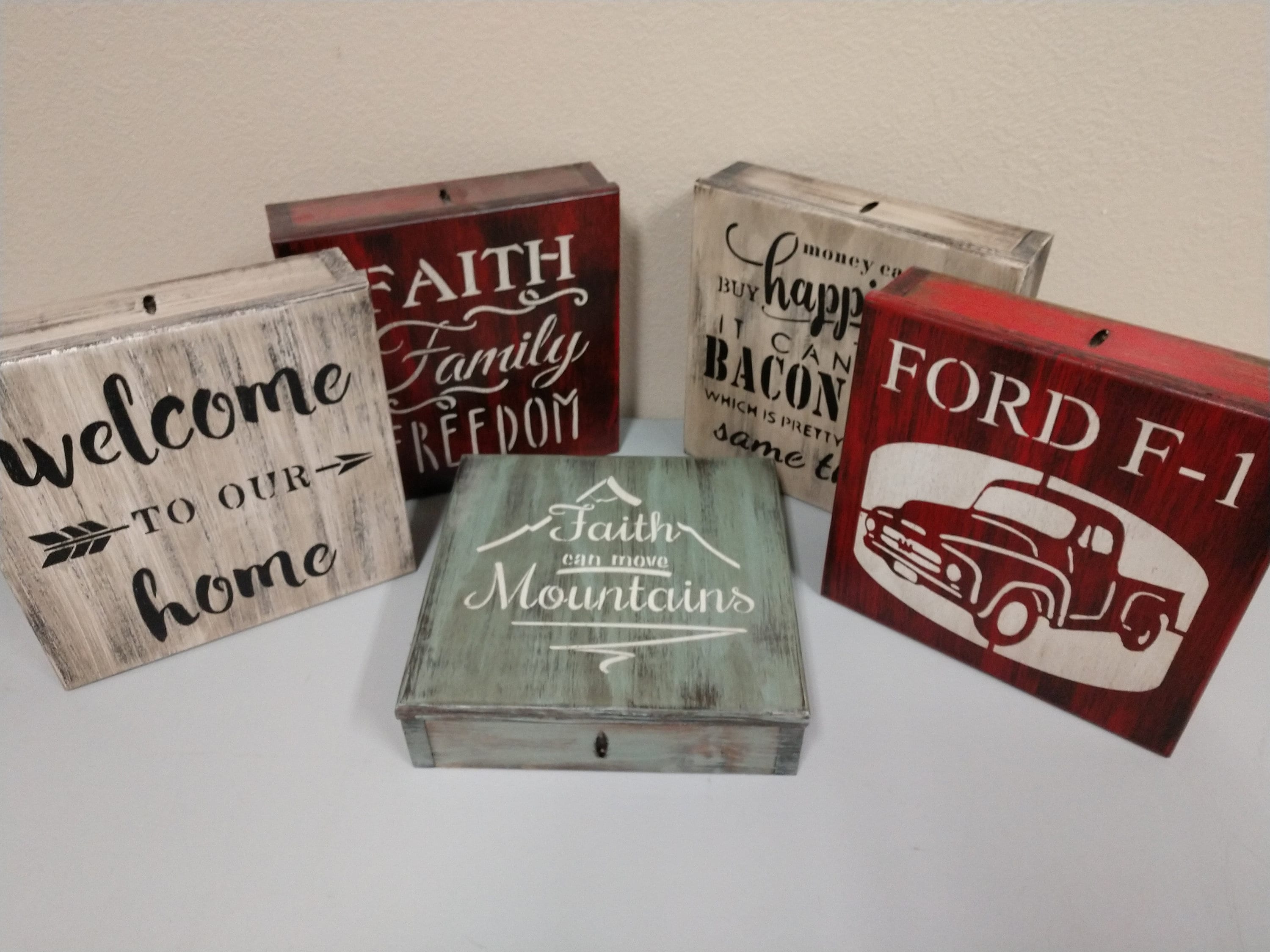 Welcome to Our Home Mini Wall Art Box - Etsy
