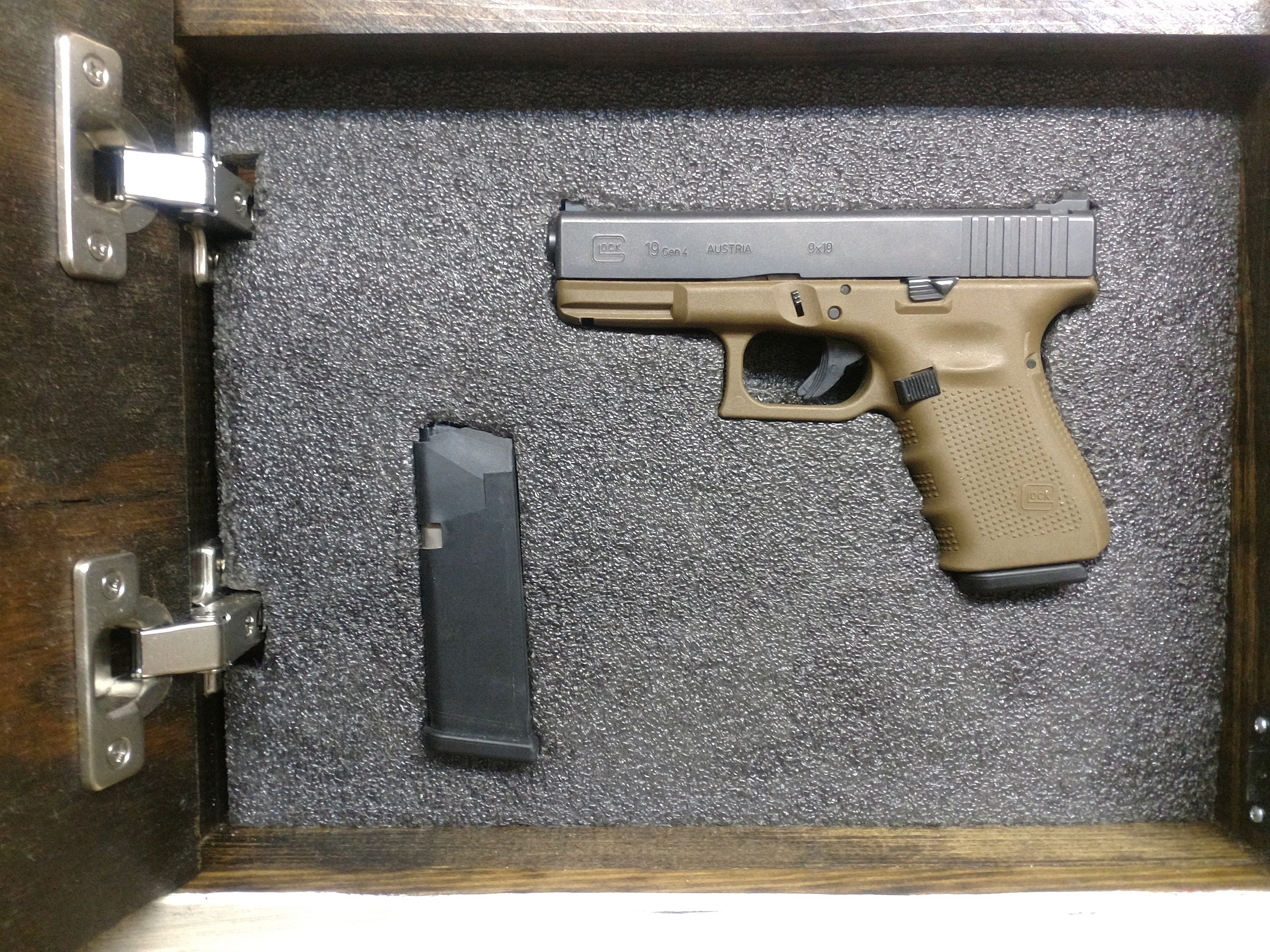 Hidden Gun Storage Small American Flag With Combat Engineer Logo - Etsy