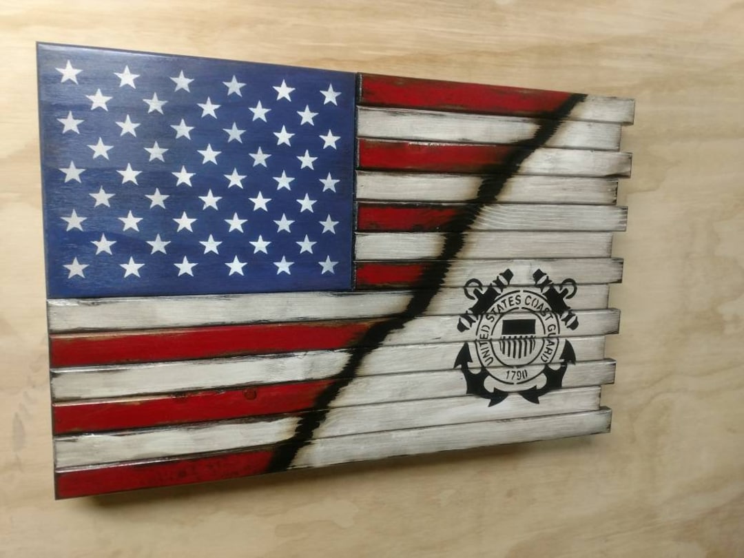 Premium Large American Flag Gun Case With Coast Guard Logo - Etsy