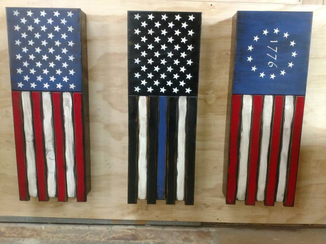 Hidden Gun Storage Half Flag Banner - Etsy