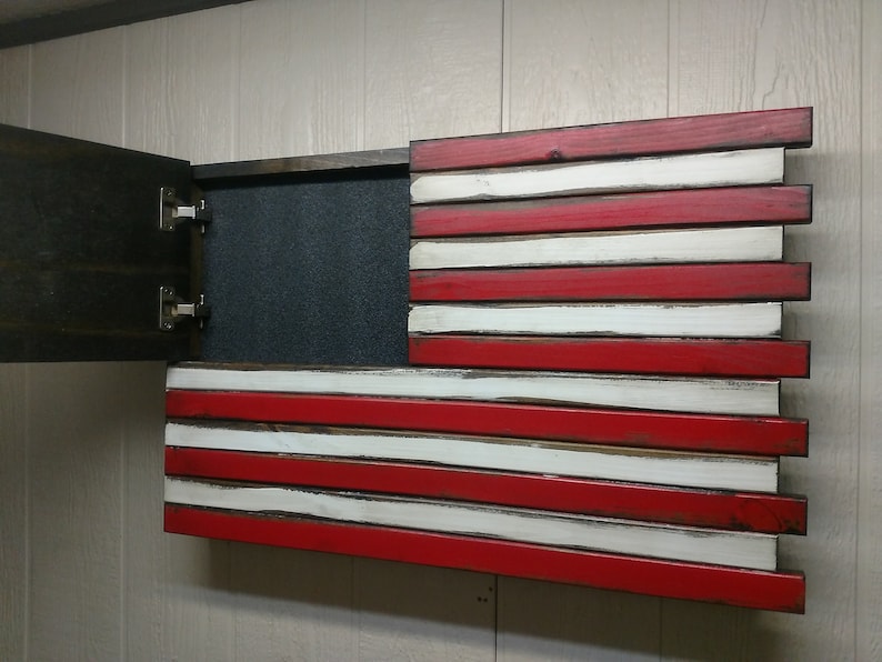 Hidden Gun Storage Small 1776 Flag - Etsy