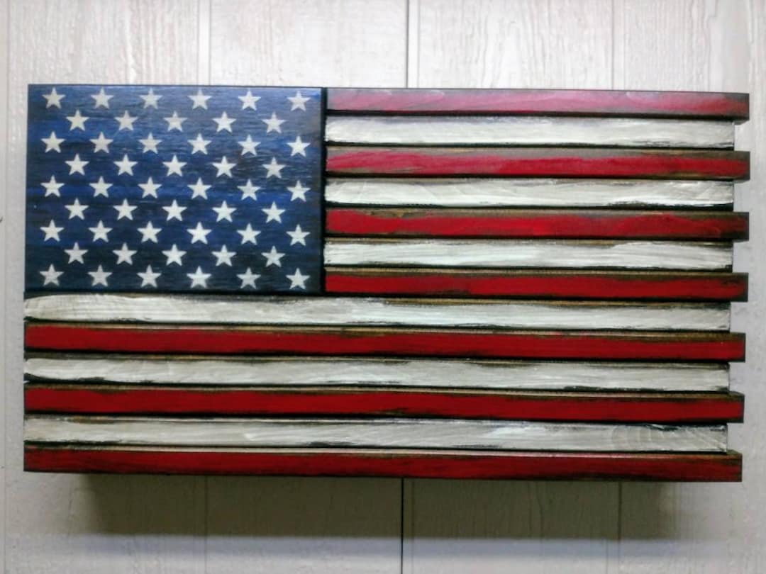 Hidden Gun Storage Mini American Concealment Flag - Etsy