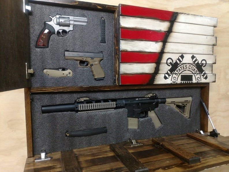 Hidden Gun Storage Large American Flag With POW/MIA Symbol - Etsy