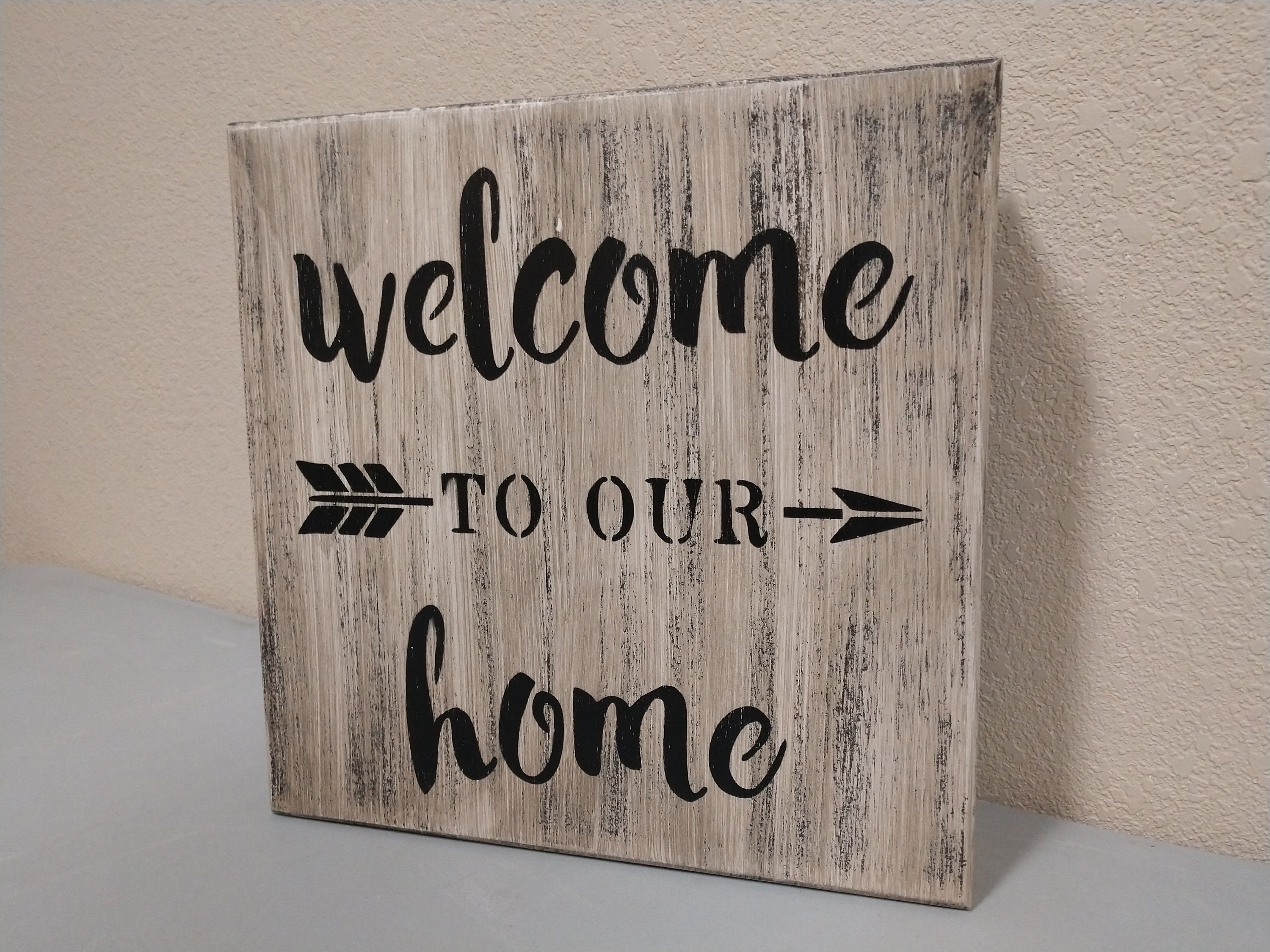 Welcome to Our Home Mini Wall Art Box - Etsy
