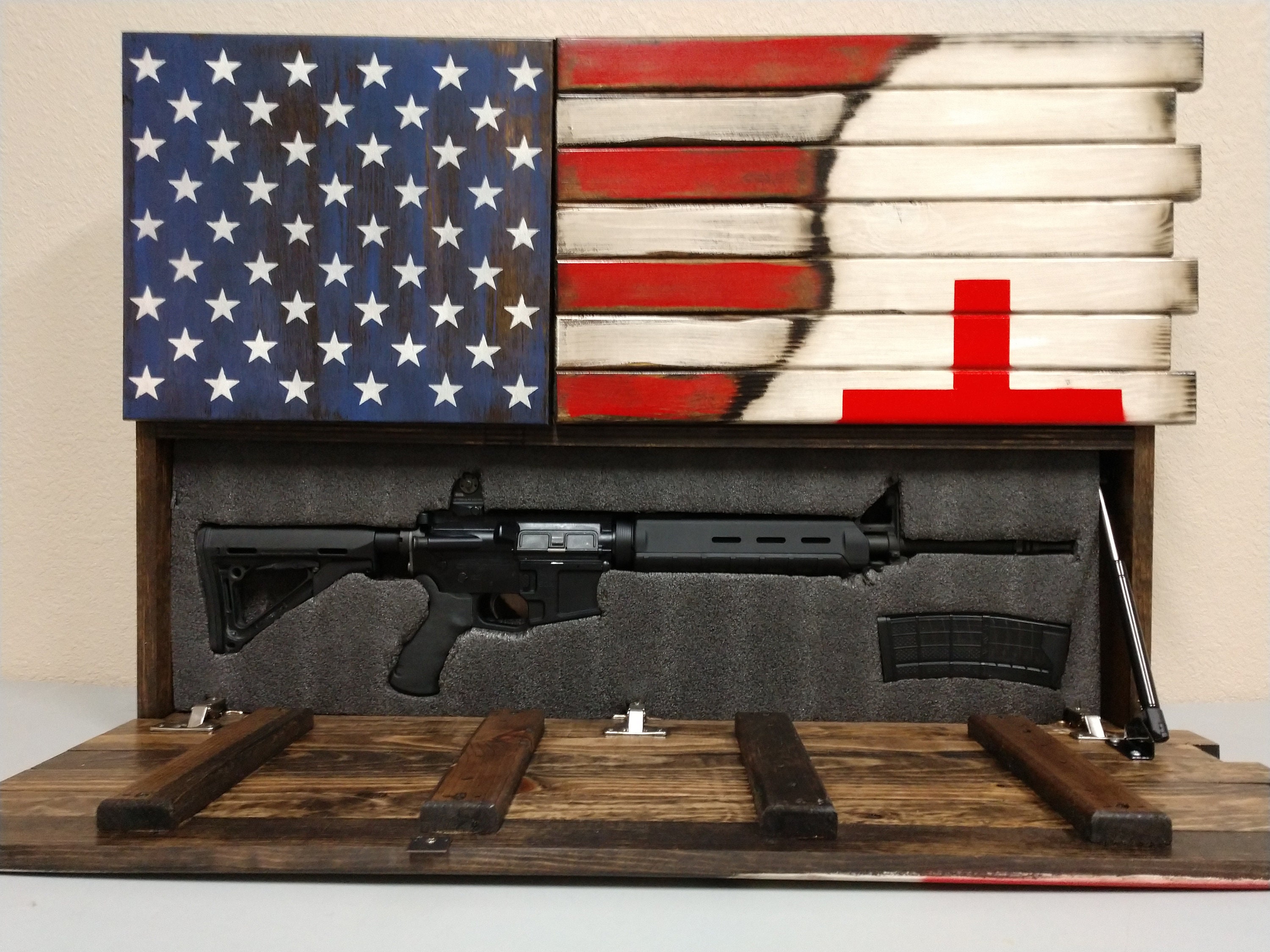 Premium Large American Gun Concealment flag AMERICAN / | Etsy