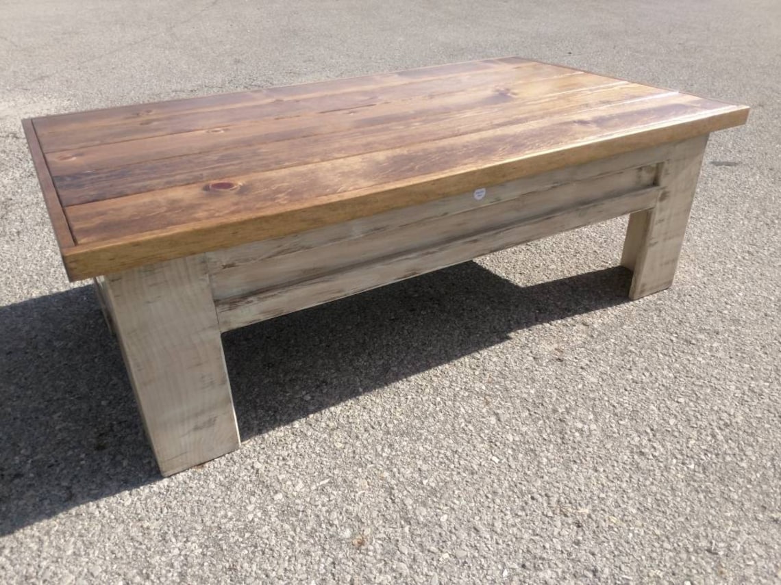 Hidden Gun Storage Sliding Top Coffee Table - Etsy