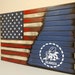Hidden Gun Storage. Large American Flag. - Etsy