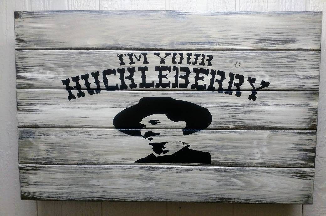 I'm Your Huckleberry Hidden Gun Storage Sign - Etsy